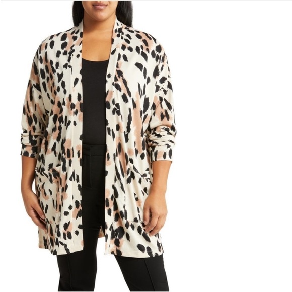Sanctuary | Sweaters | Sanctuary Leopard Print Open Cardigan Duster ...